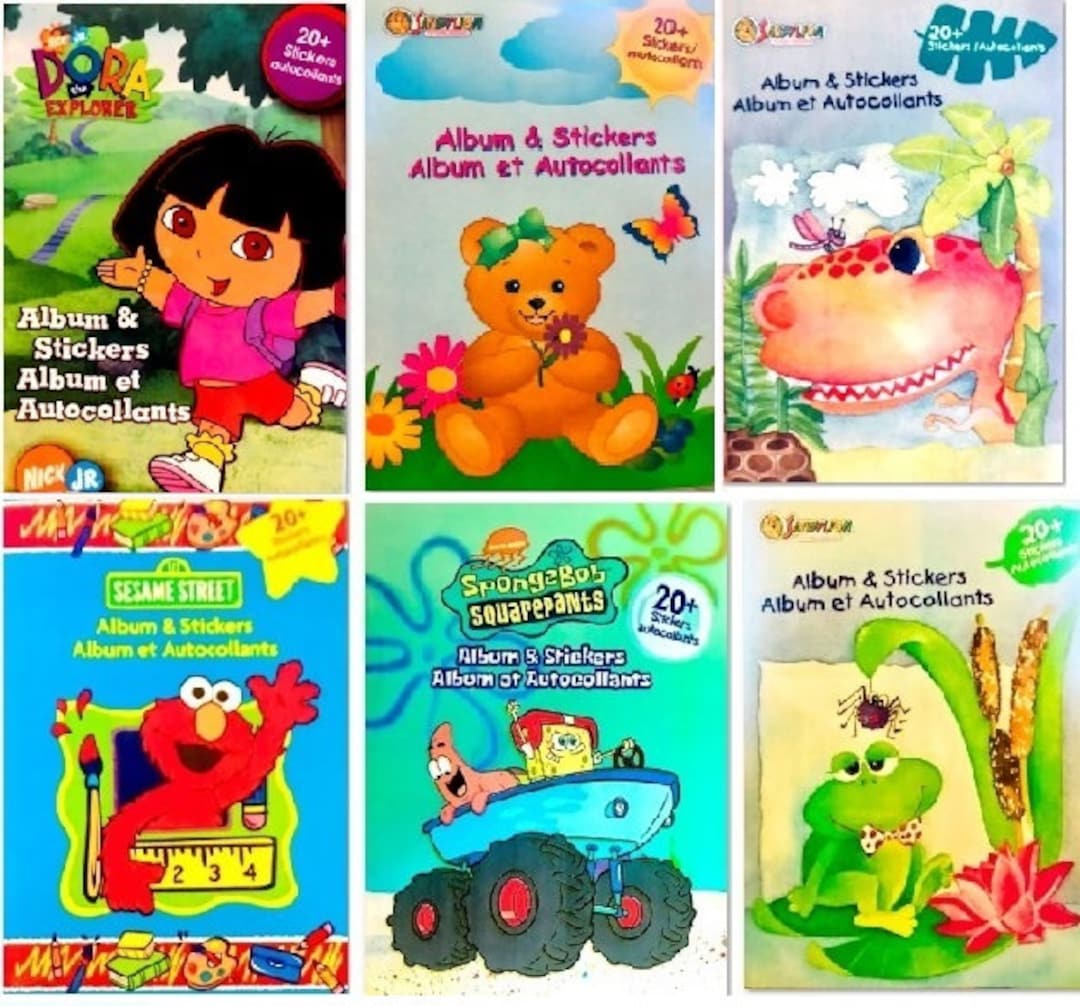 Sandylion STICKER ALBUM 20 Stickers Vintage rare You Choose Design - Etsy