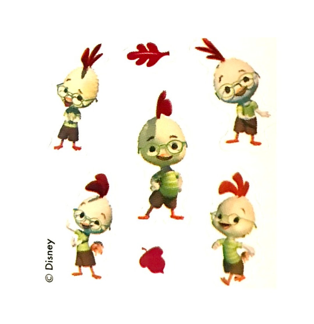 Chicken Little Glittery Sandylion Stickers Vintage - Etsy