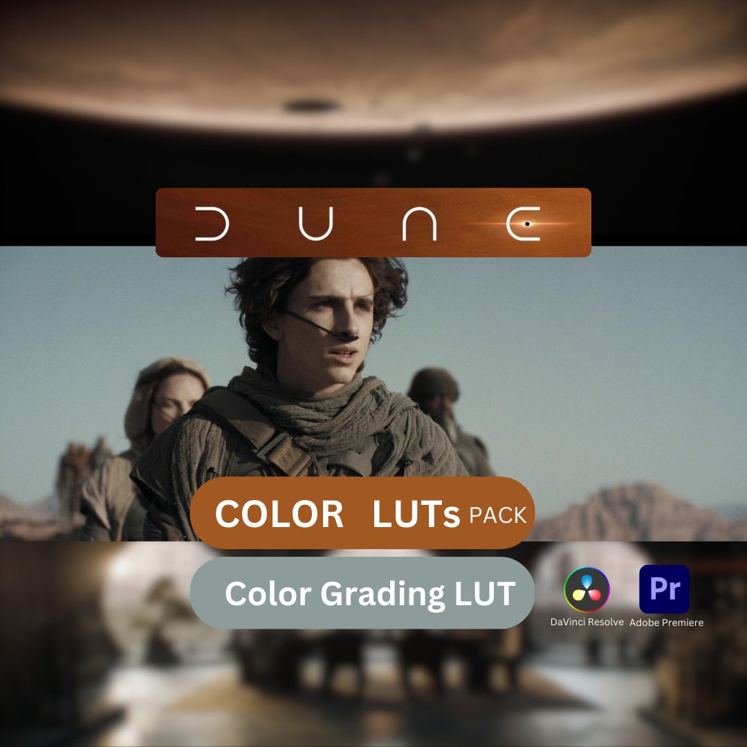 Dune Colorgrading LUT |video Preset|luts|cinematic Luts | Color Sample ...