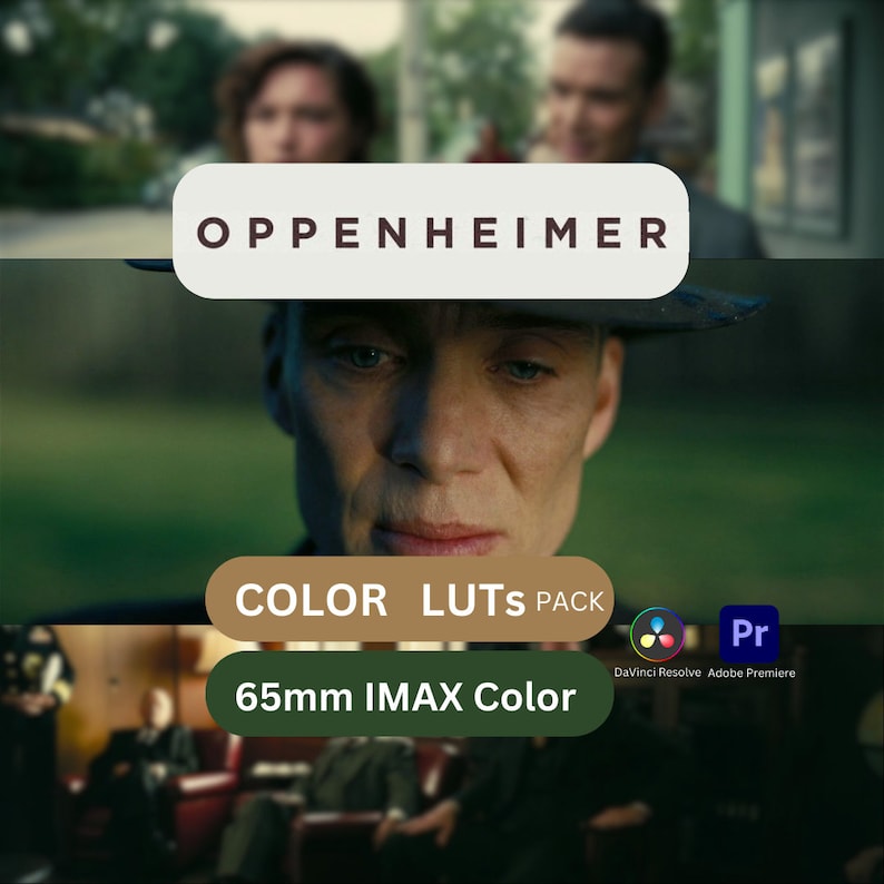 Oppenheimer Cinematic Luts|colorgradingluts|4k Film Luts| Cinema Luts ...