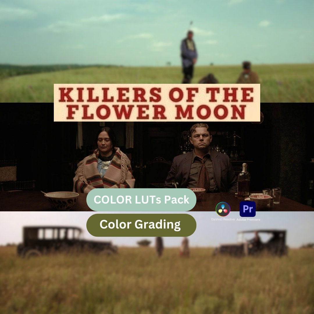 Killers of the Flower Moon LUT| Cinematic LUT |film Look | 4k Video ...