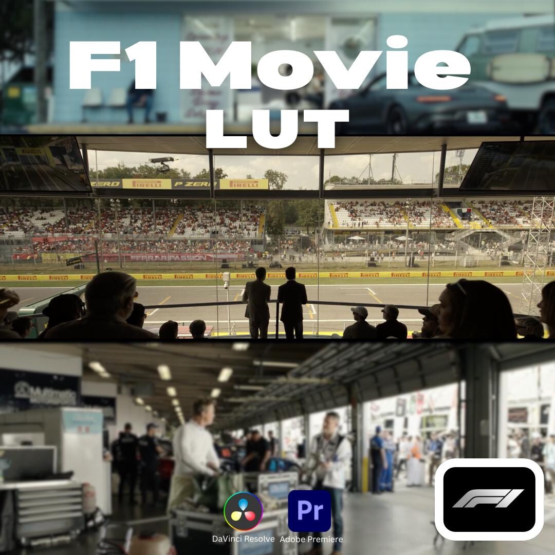 F1 Movie Color Grade LUT Pack: Cinematic Film Effect - Etsy