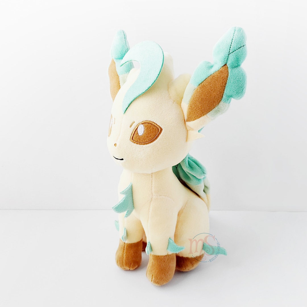Pokémon Eevee Friends Leafeon Sitting Plush 9 23cm - Etsy UK