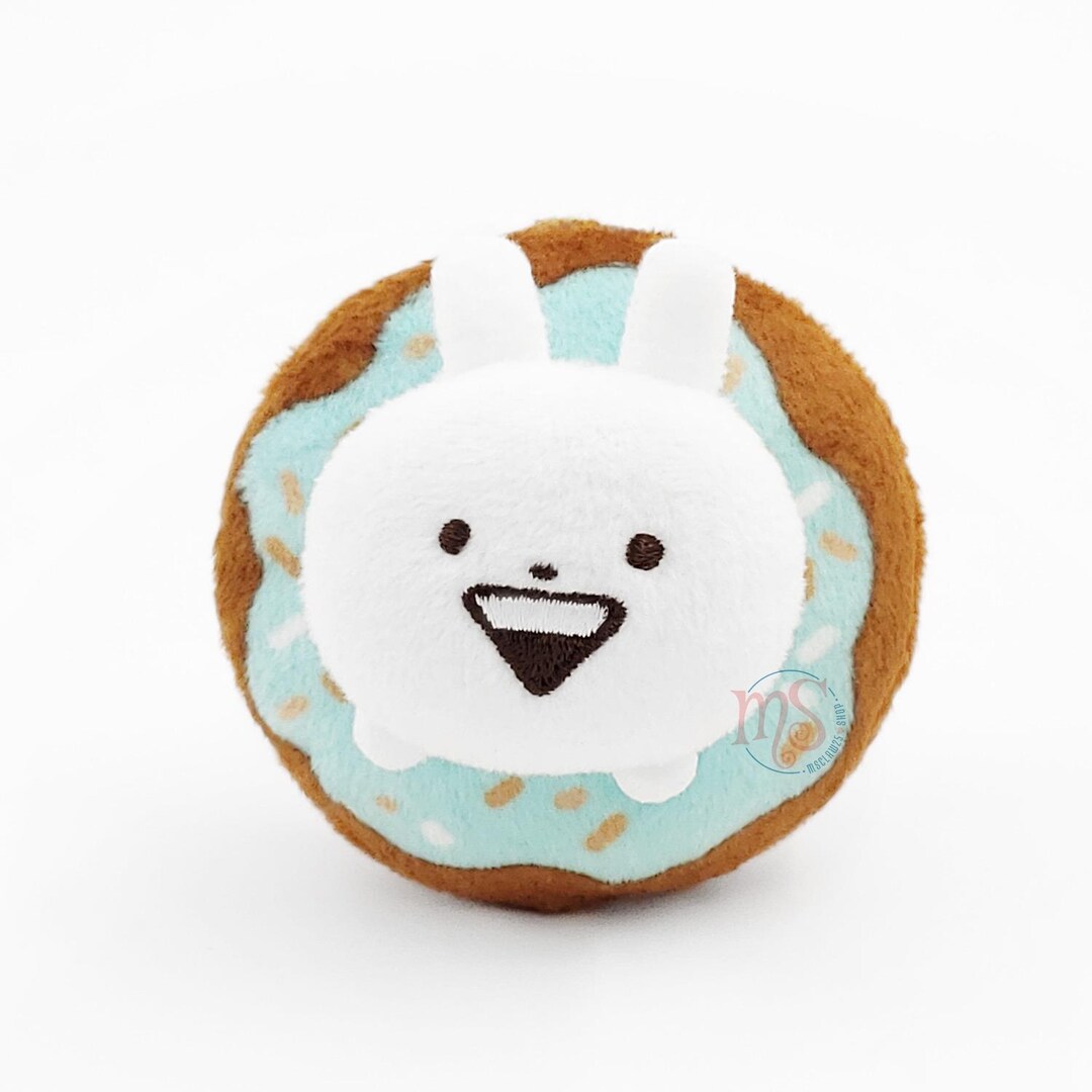 Usagyuuun | Mint Donut Mini Plush | 2.8" (7 Cm) - Etsy