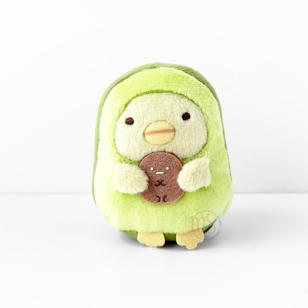Sumikko Gurashi | Food Kingdom | Penguin? (avocado) Tenori Mini Plush ...