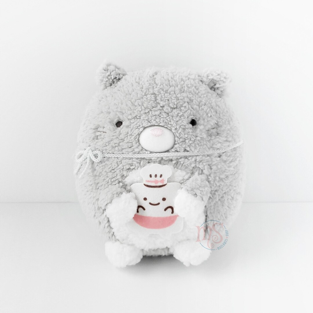 Sumikko Gurashi Cat Siblings & Sweets Shop Neko Cat Gray cup Cake ...