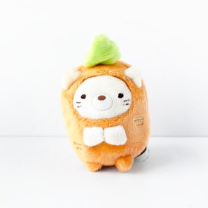 Sumikko Gurashi | Food Kingdom | Neko Cat (carrot) Tenori Mini Plush ...