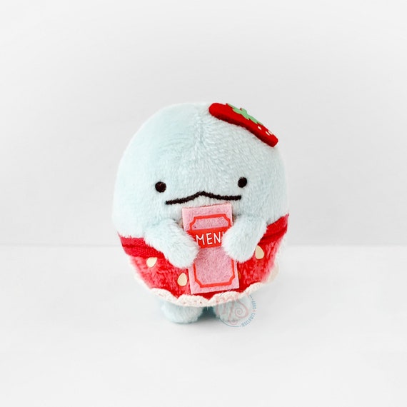 Sumikko Gurashi Cafe Sumikko Strawberry Fair Tokage Tenori Mini Plush approx. 2.5 6cm