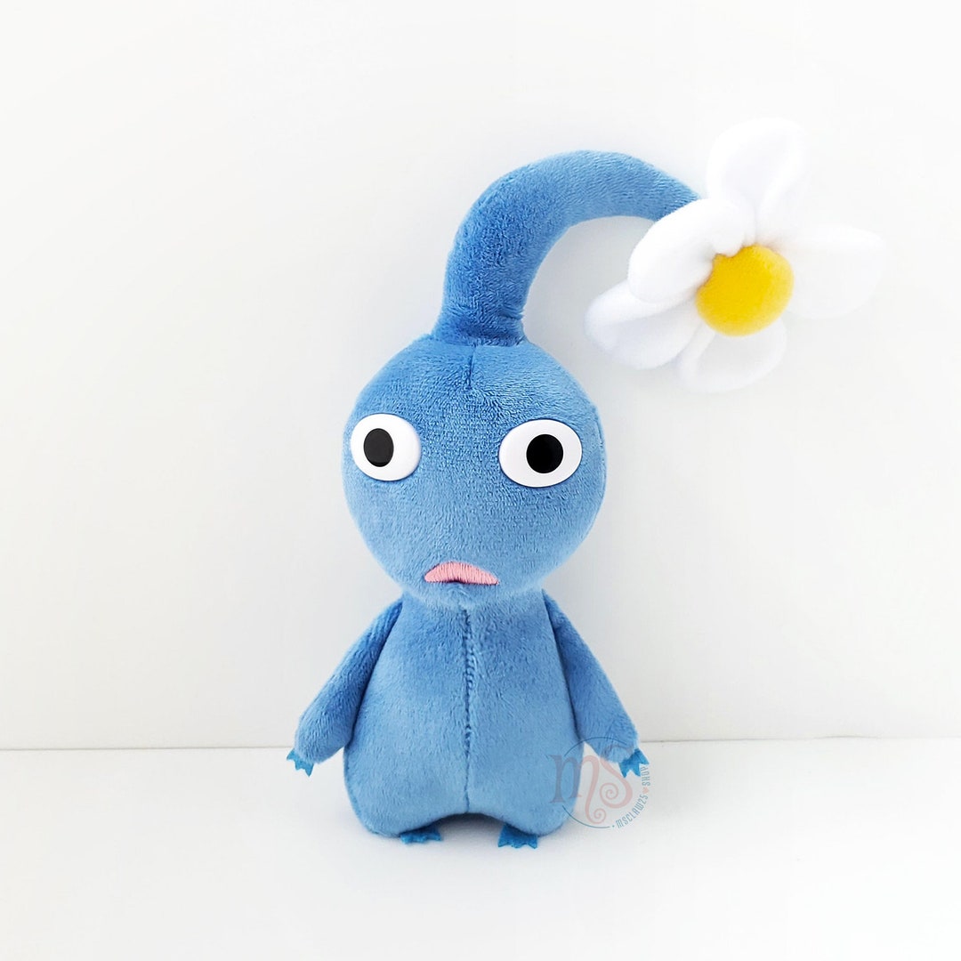 Pikmin | All Star Collection | Pikmin (blue) Small Beanie Plush | 7 ...