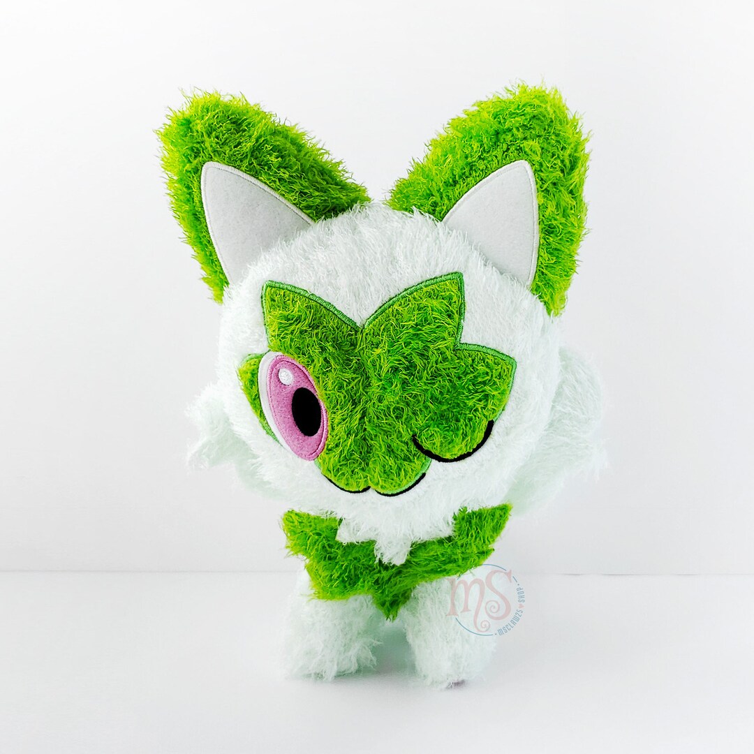 Pokémon | Relax Time | Sprigatito Sleepy Fluffy Plush | 11" (28cm) - Etsy