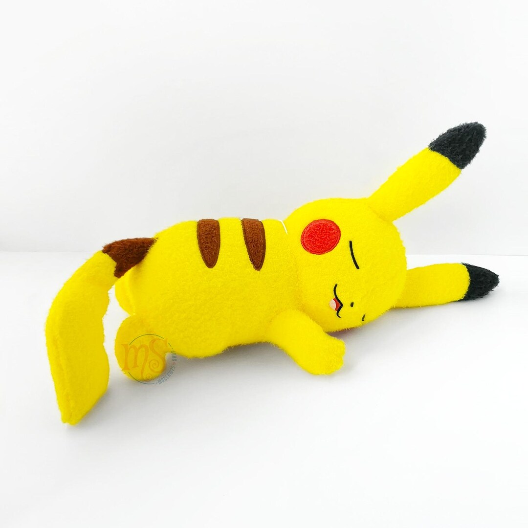 Pokémon Relax Time Pikachu Sleeping Laying Fluffy Big Plush 15 38cm - Etsy