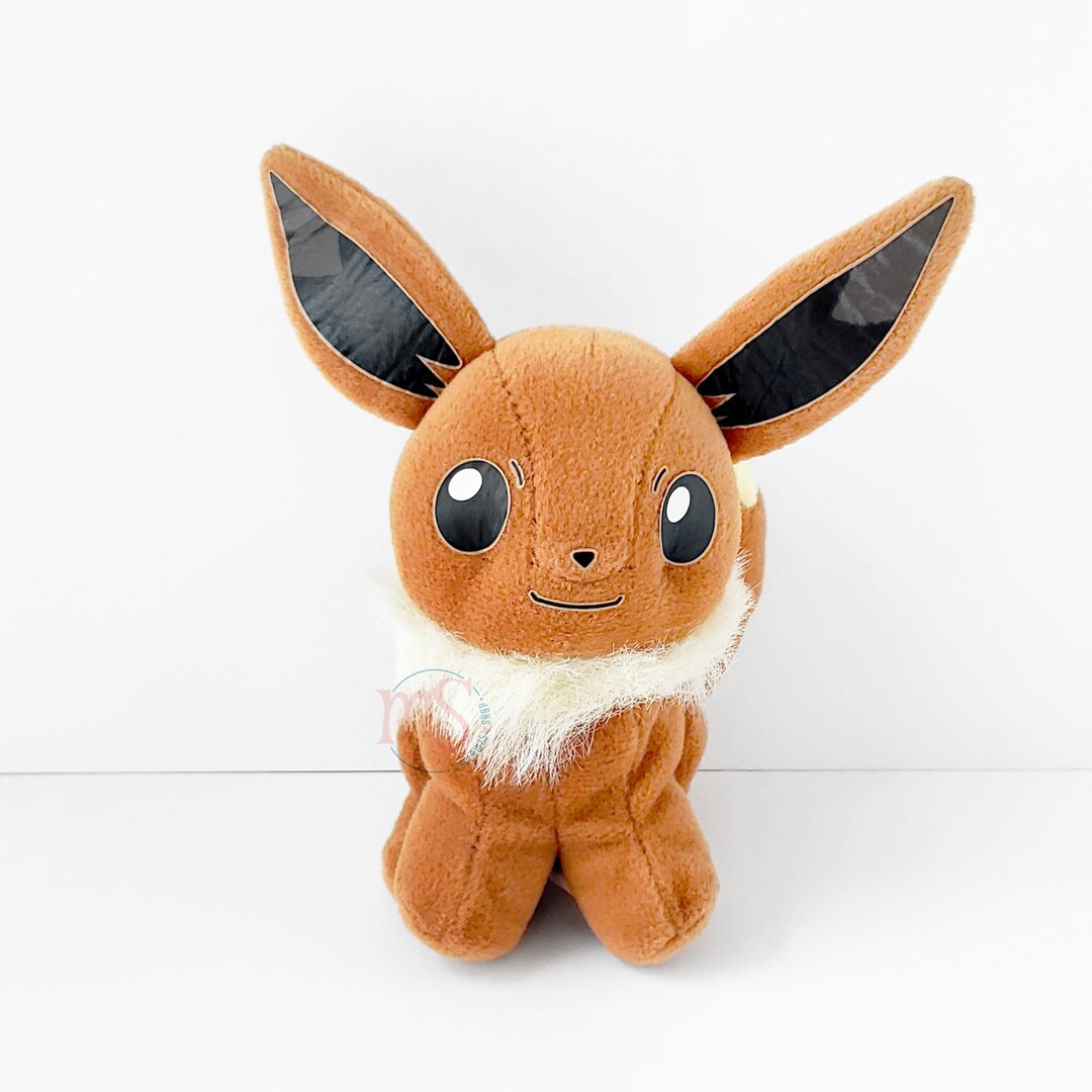 VINTAGE | Pokemon | Eevee Small Beanie Plush | 1998 Hong Kong MTR ...