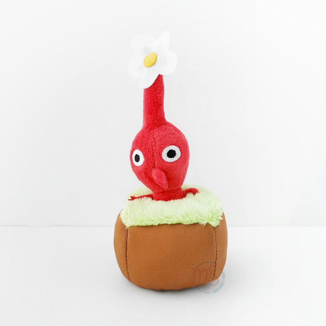 Pikmin | Pull-out Series | Pikmin (red) Keychain Small Plush | 5" (13cm ...