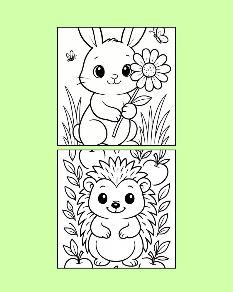 Printable Coloring Pages for Kids – Fun & Easy Activity | 5 Cute PDF ...