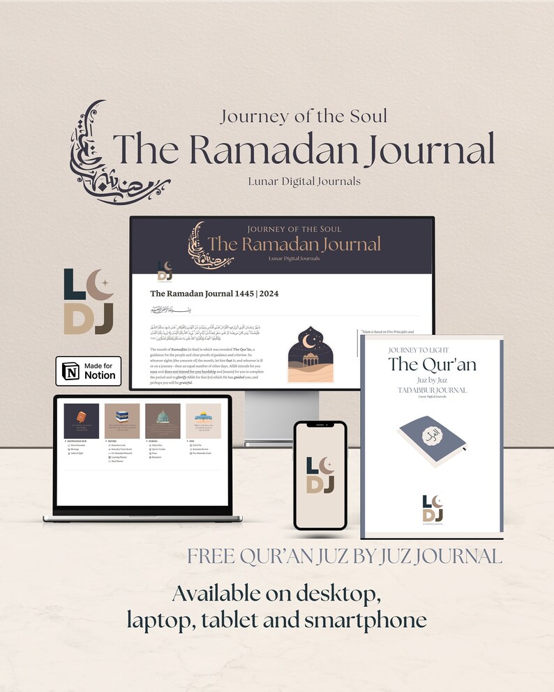 The Ramadan Journal 2024 Journey of the Soul Islamic Digital Journal ...