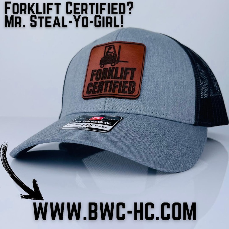 Forklift Certified Hat - Etsy