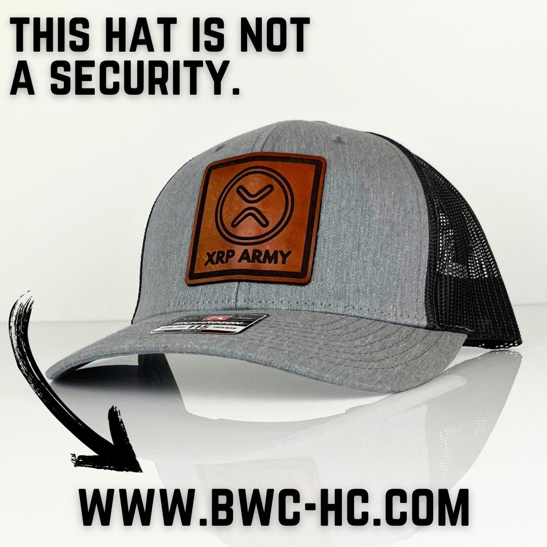 XRP Hat - Etsy