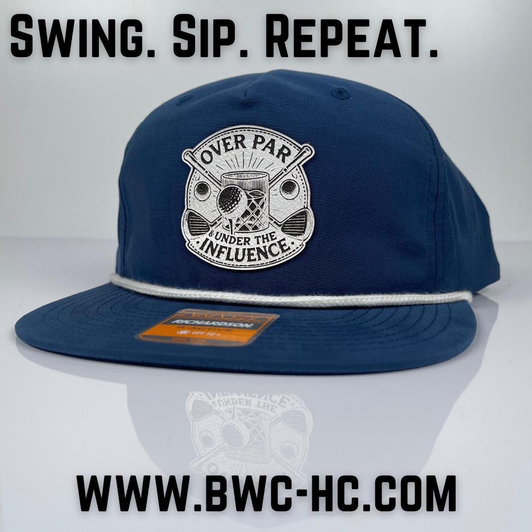 Over Par & Under the Influence Golf Hat - Comfortable Fit, Lightweight ...