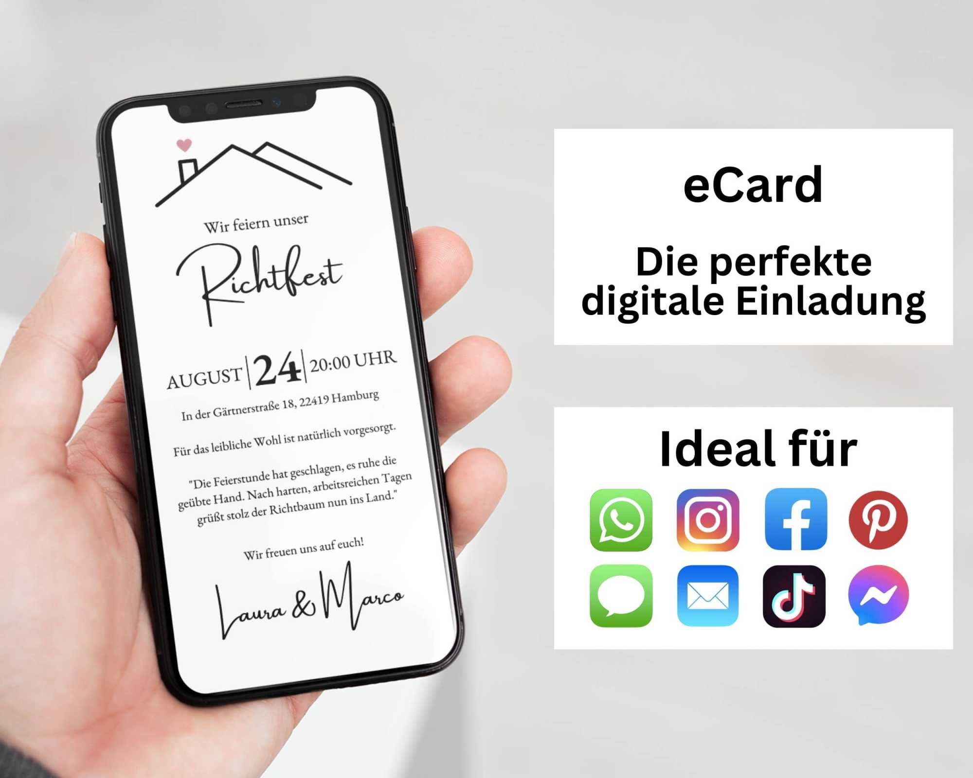 Topping-out Ceremony Invitation Digital, Topping-out Ceremony Saying ...