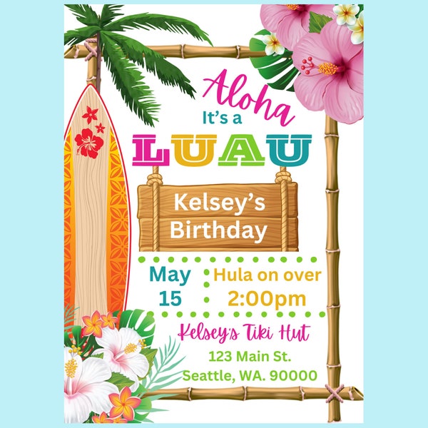Hawaiian Luau - Etsy