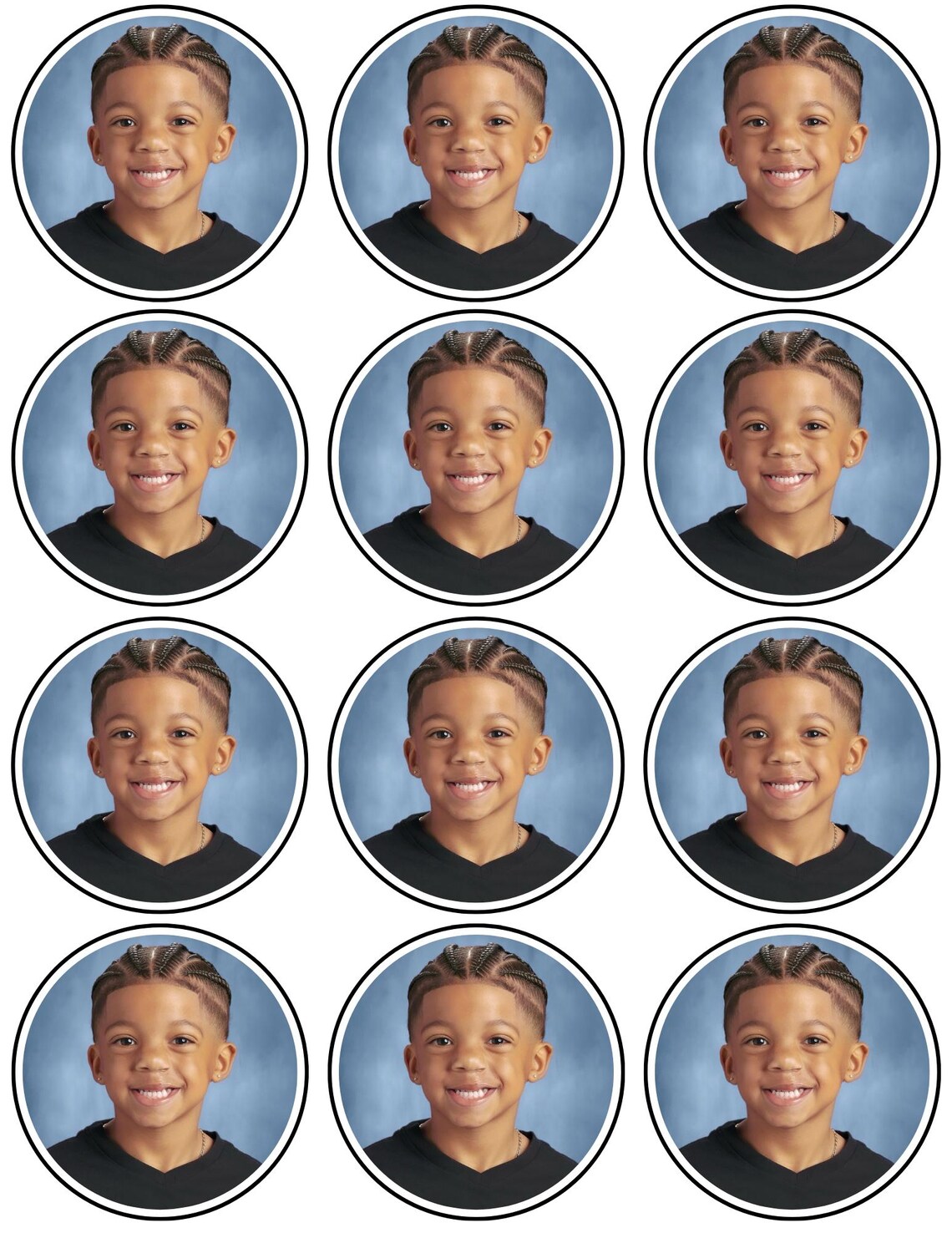 Custom Photo Cupcake Toppers - Printable Party Decorations - Digital ...