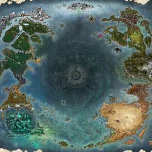 Custom Fantasy Map Commission - RPG World Design - Premium Cartography ...