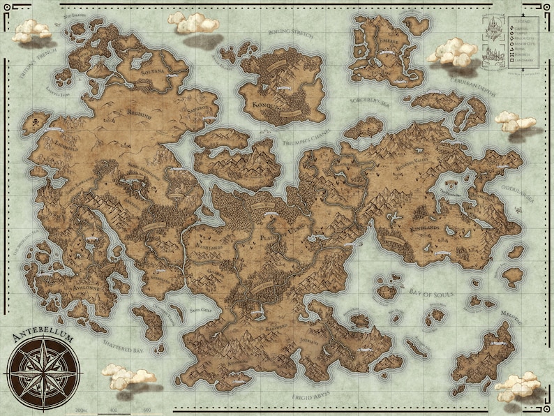 Custom Fantasy Map Commission RPG World Design Premium Cartography for ...