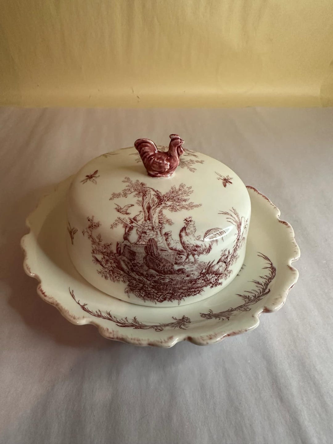 Vintage Aux Au Provence Butter Dish - Etsy