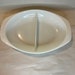 Vintage White Pyrex Glass Divided Serving Casserole Dish Bowl 1.5 Quart ...