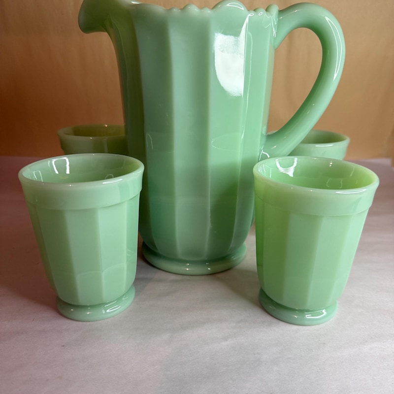 Jadeite Pitcher - Etsy