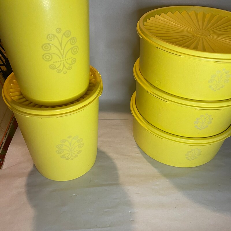 Yellow Tupperware - Etsy