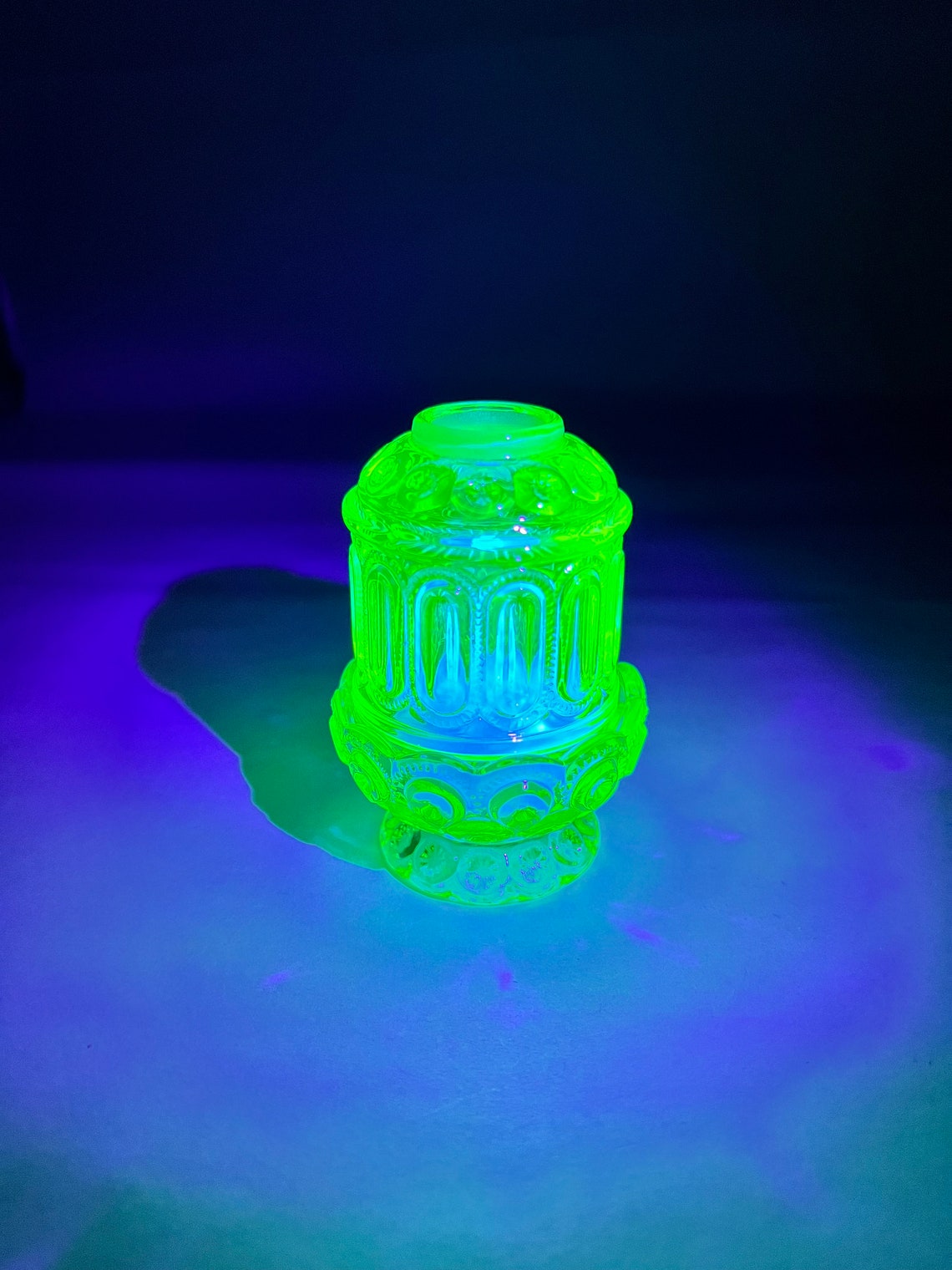 Moon and Star Neon Green Mini Fairy Lamp - Etsy