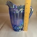 Moon and Star Kimberlite Blue Carnival Pitcher LE Smith - Etsy