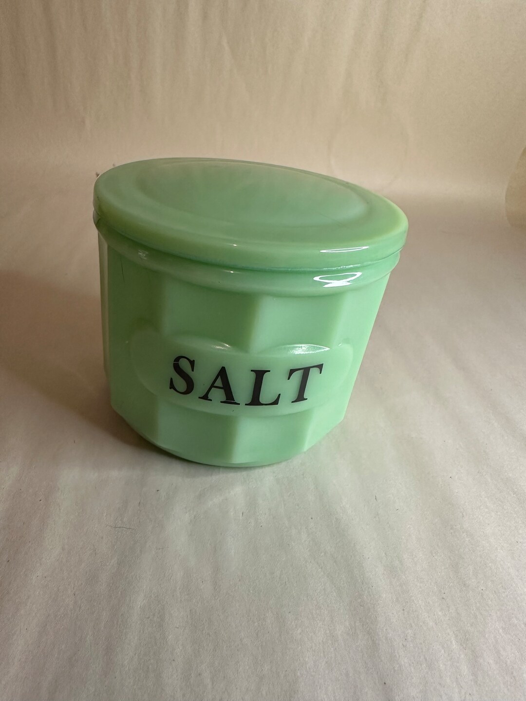 Jadeite Salt Dish With Lid - Etsy