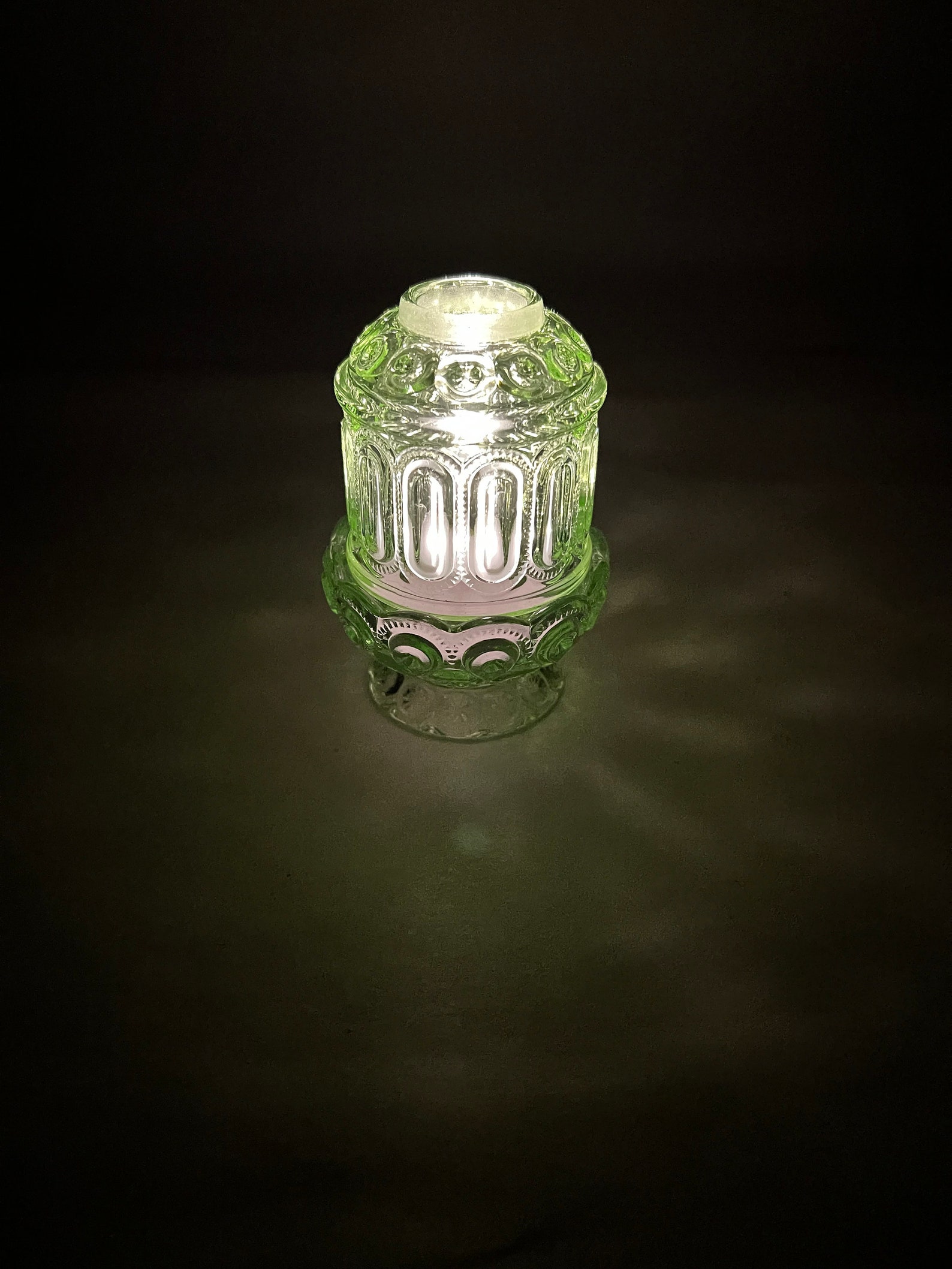 Moon and Star Neon Green Mini Fairy Lamp - Etsy
