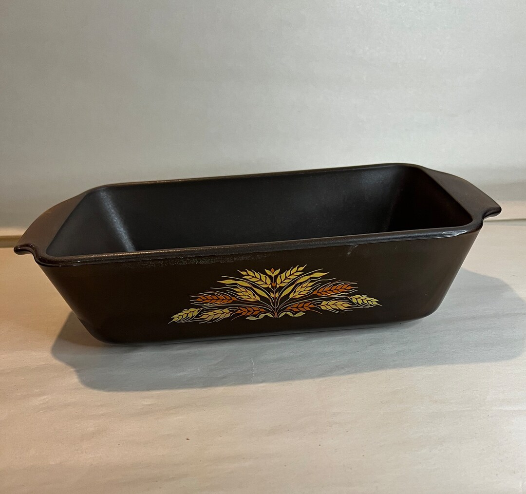 Vintage Anchor Hocking Fire King Teflon Coated Amber Wheat - Etsy