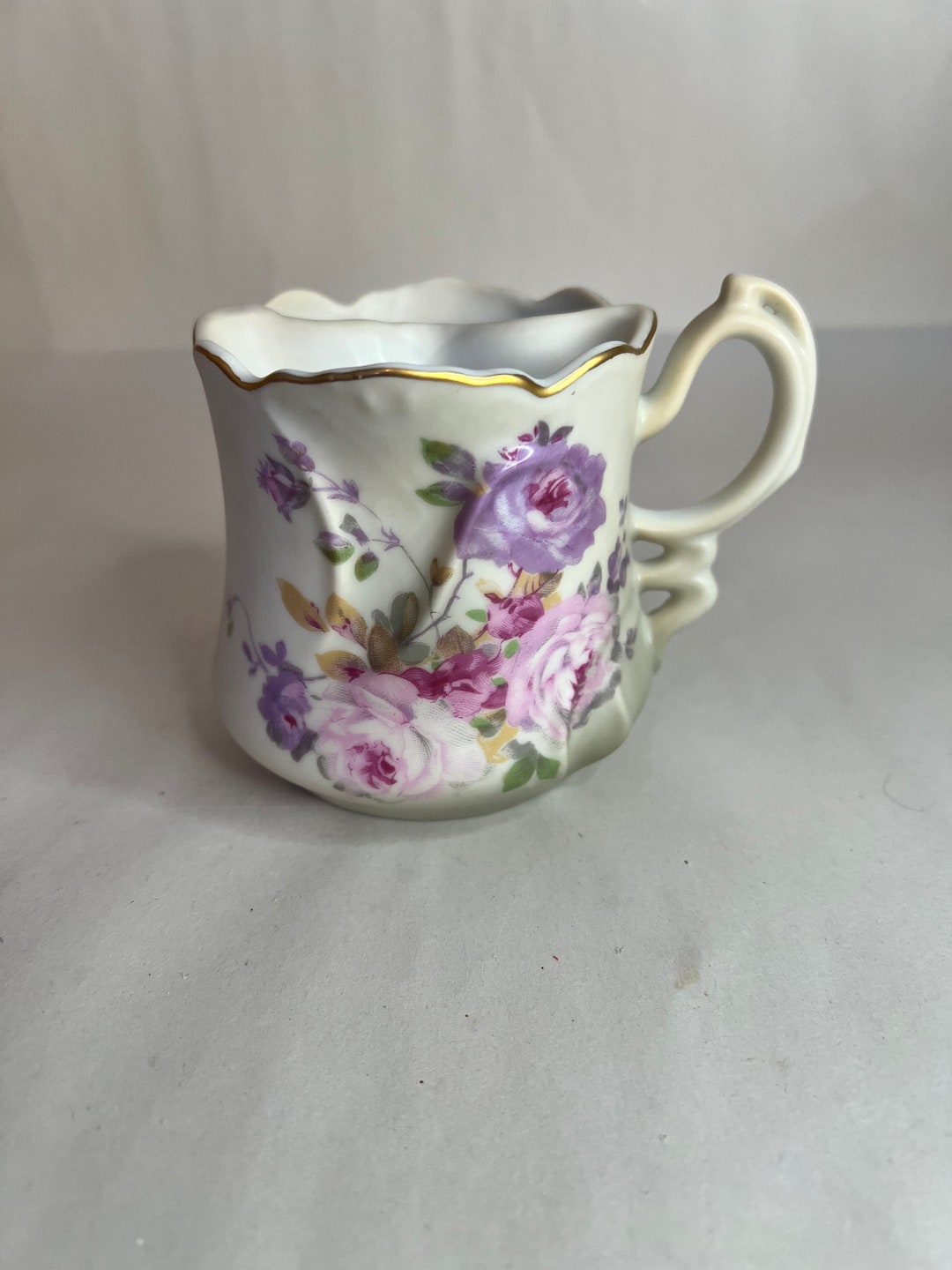 Vintage Nippon Porcelain Mustache Shaving Mug - Etsy