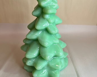 Mosser Glass Large 8" Jadeite Christmas Tree. - Etsy