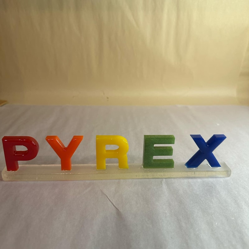 Vintage Pyrex Sign - Etsy