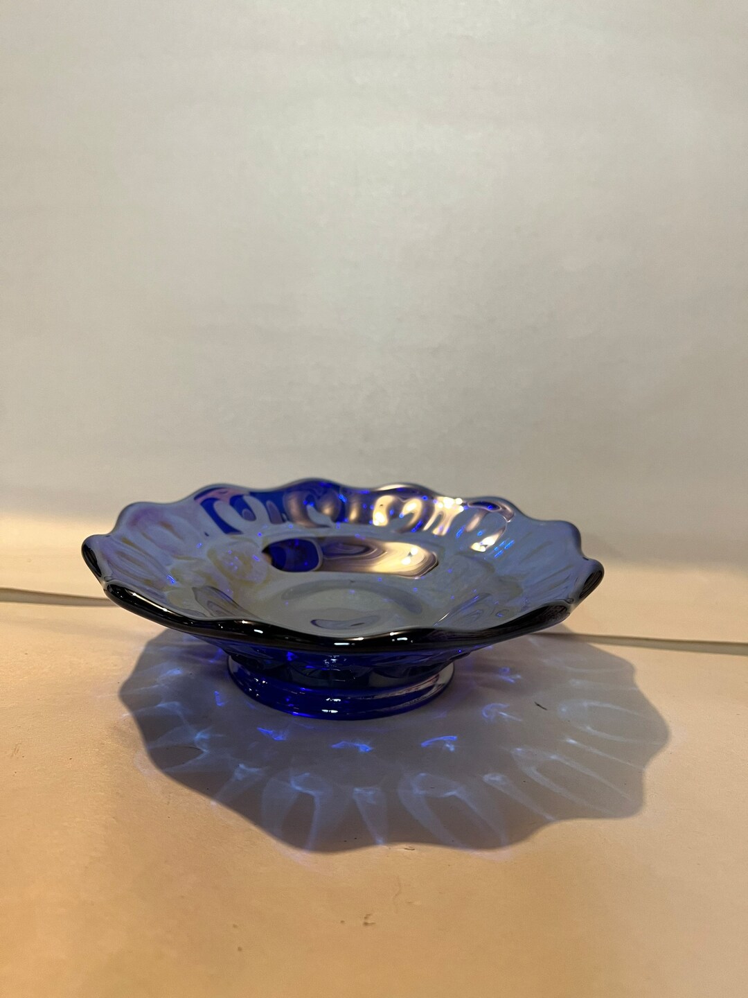 Moon and Star Cobalt Blue Weishar Dish - Etsy