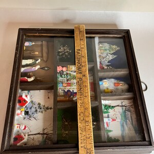 Vintage Handmade Christmas Scenes Wooden Shadow Box Decor - Etsy