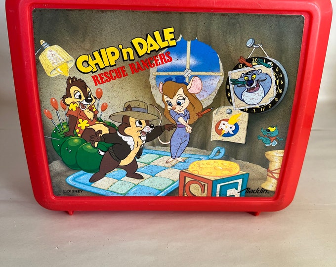 Vintage Aladdin Chip N Dale Rescue Rangers Lunch Box - Etsy