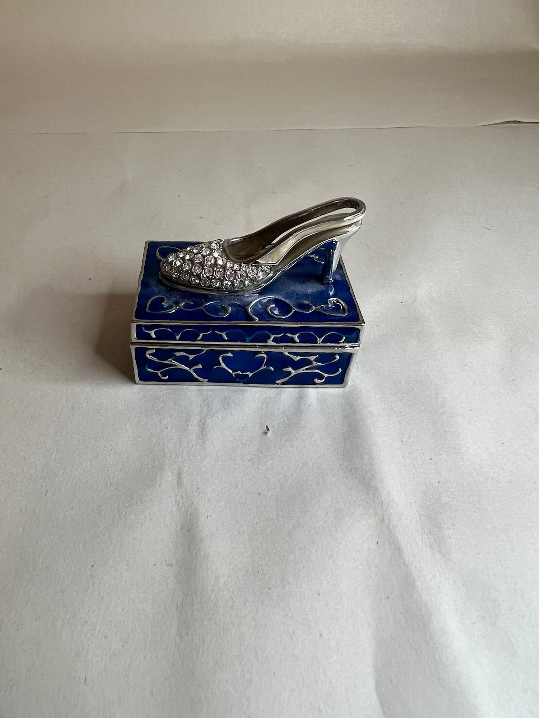 High Heel Shoe Metal Trinket Box - Etsy