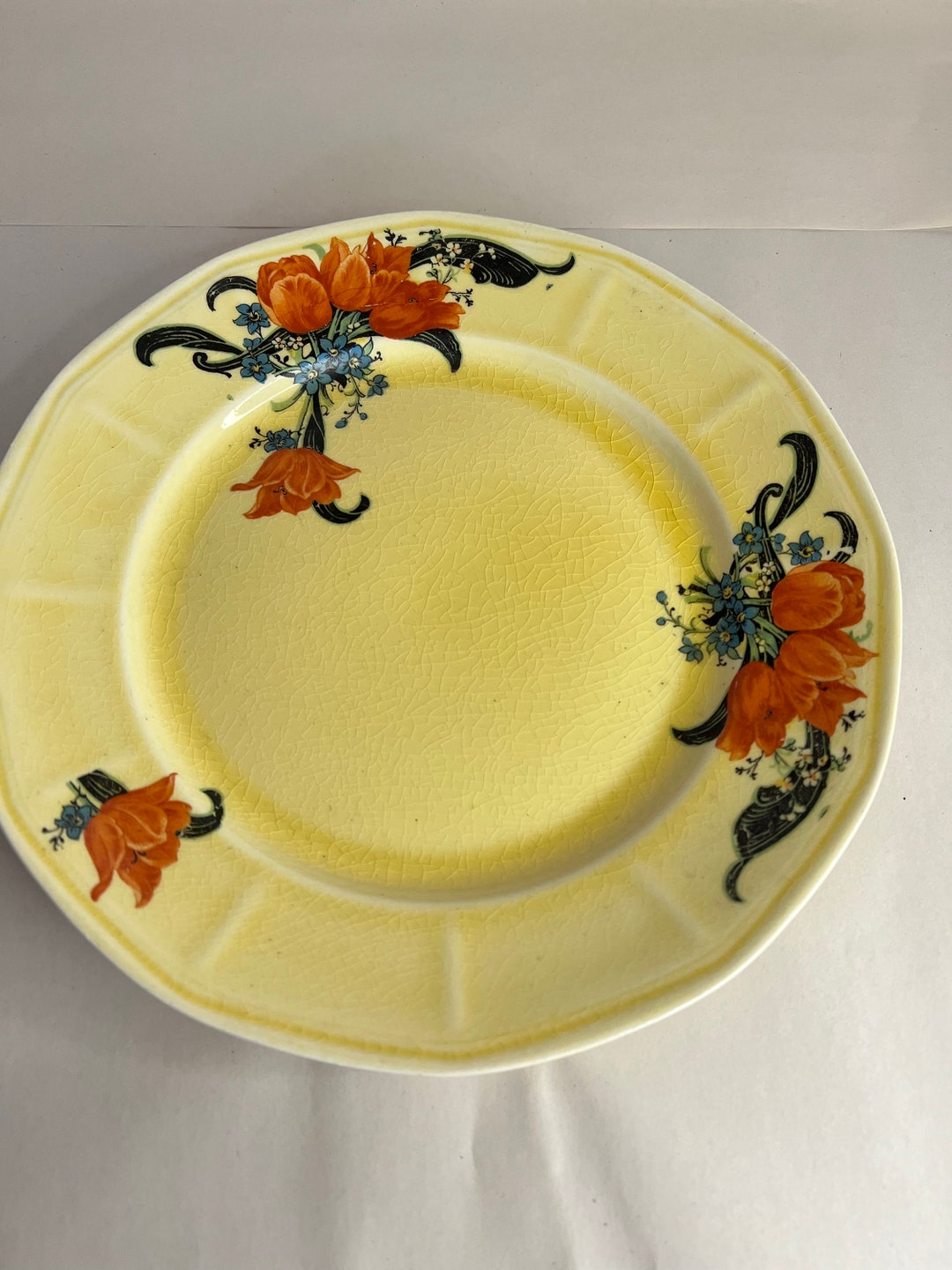 1930’s H.R. Wyllie Old Spanish Pattern Dinner Plate - Etsy