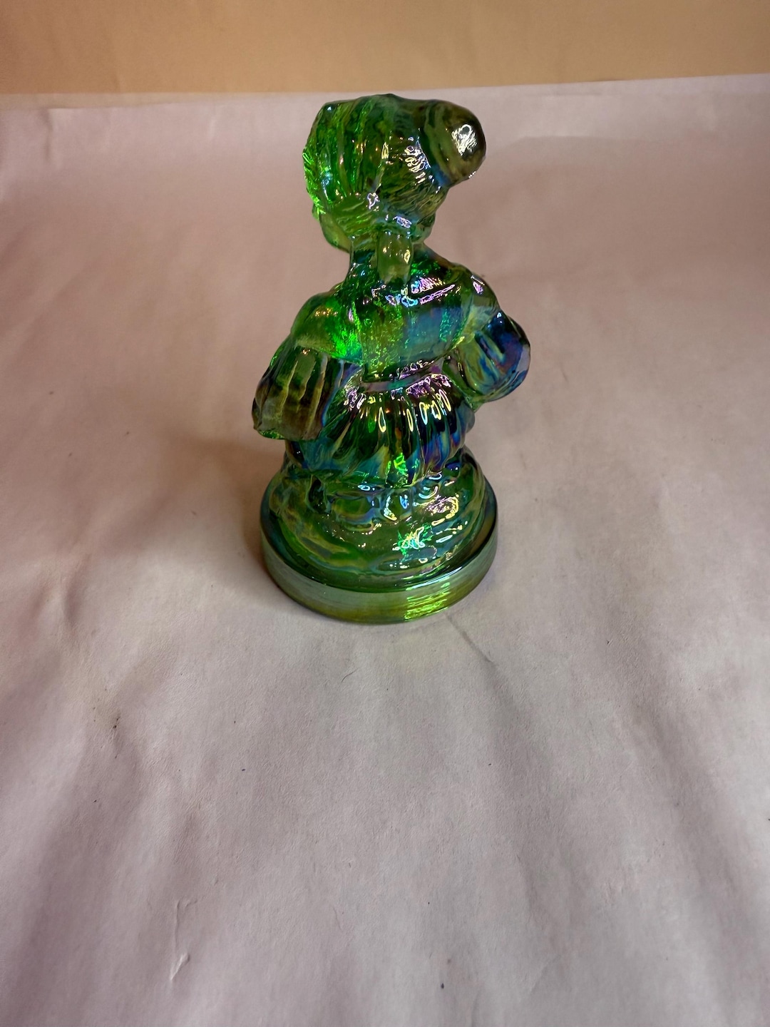 Vintage Summit Art Glass Little Lady Emerald Carnival - Etsy