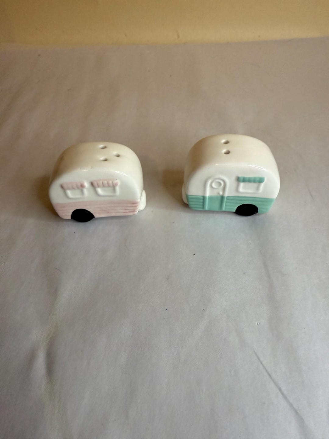 Ceramic Retro Style Campers Salt and Pepper Shakers Pair - Etsy