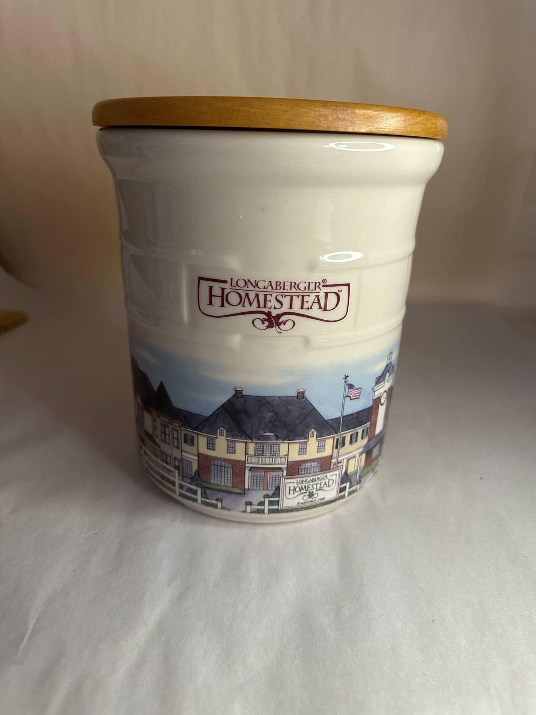 Vintage Longaberger Homestead Canister/crock W Lid - Etsy
