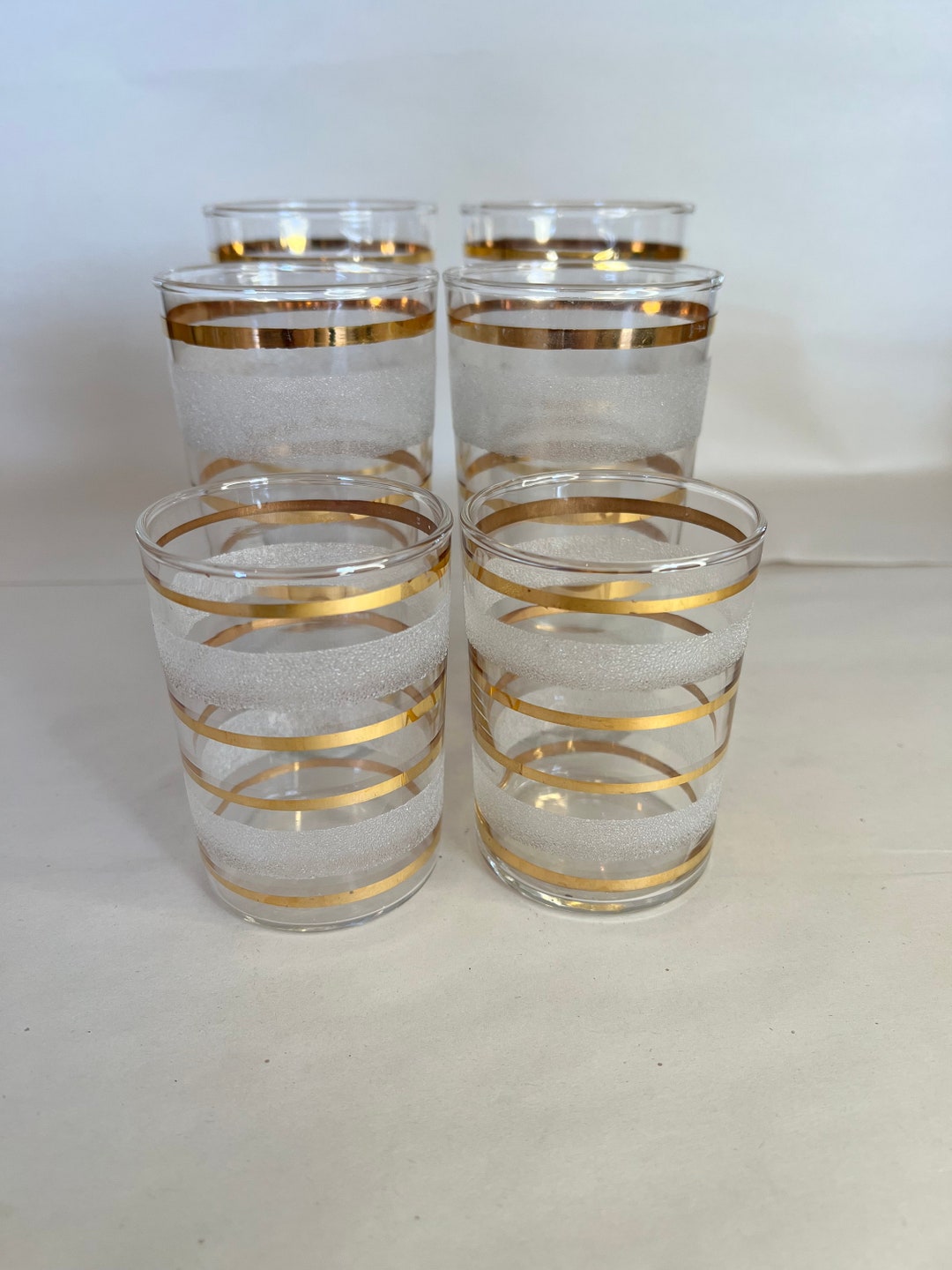 Vintage Libby Pebble Frosted Set of 3 Tumblers 3 Sizes - Etsy
