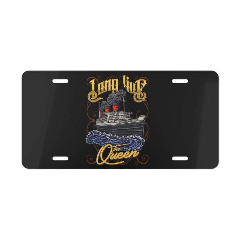 RMS Queen Mary License Plate - Etsy