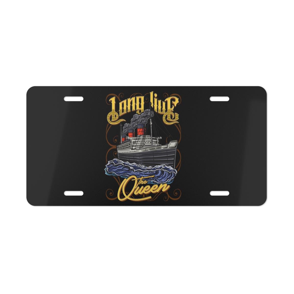 RMS Queen Mary License Plate - Etsy